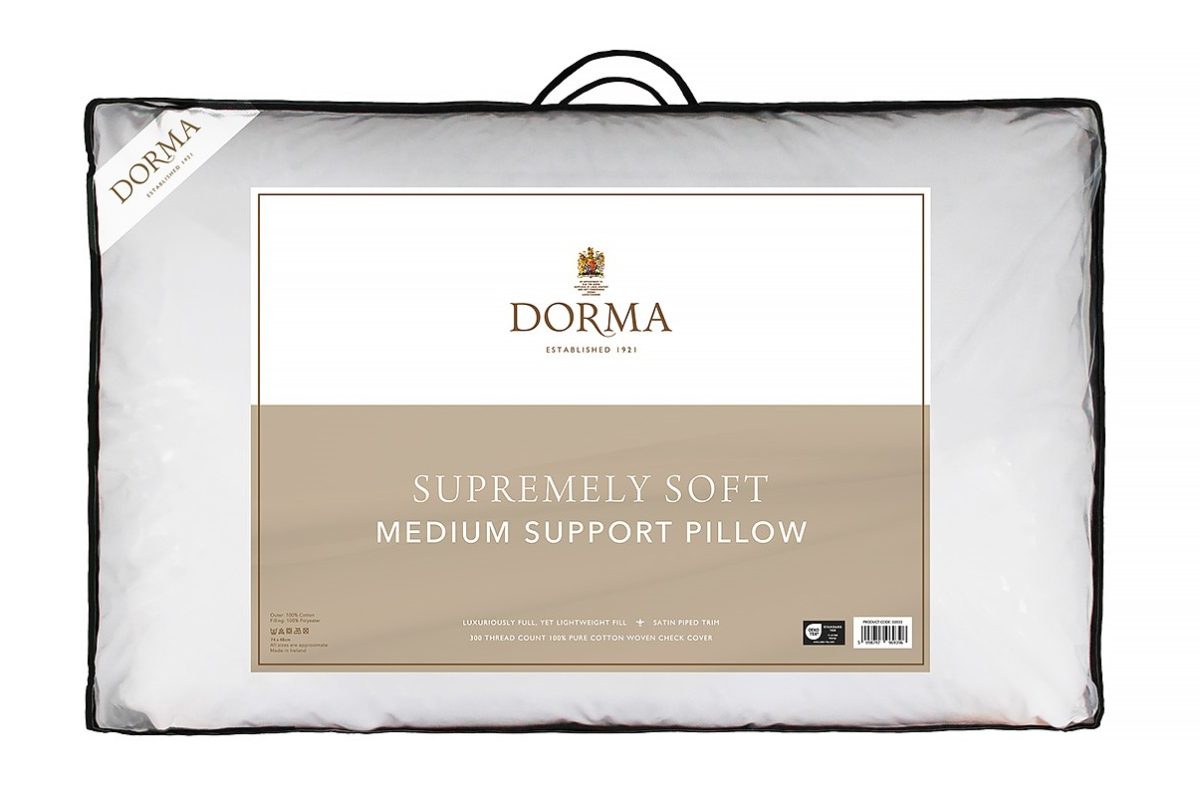 Dorma Supremely Soft Pillow Pair Medium – Duilleog Interiors